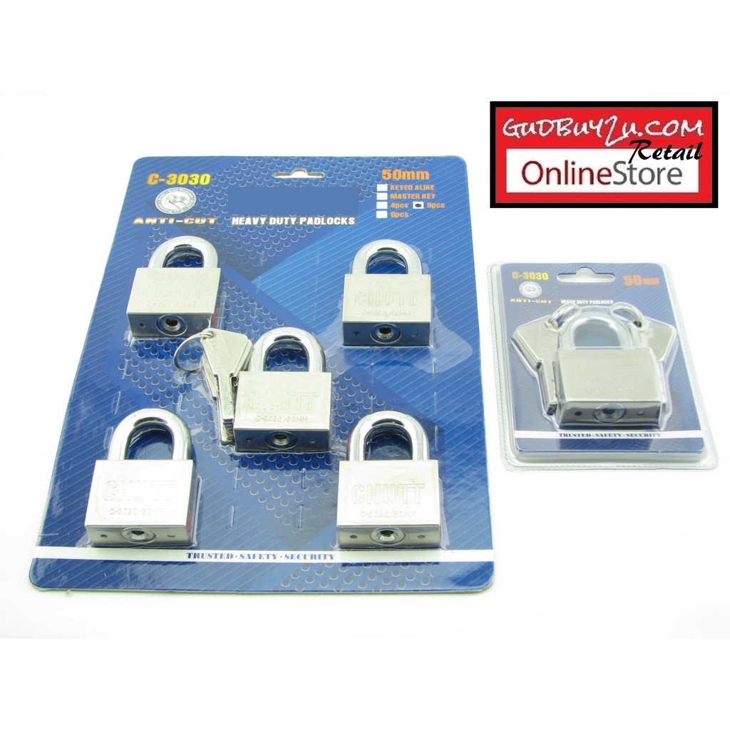 H.DUTY TOP SECURITY PAD LOCK PADLOCK WITH STAINLESS STEEL BALL BEARING ...