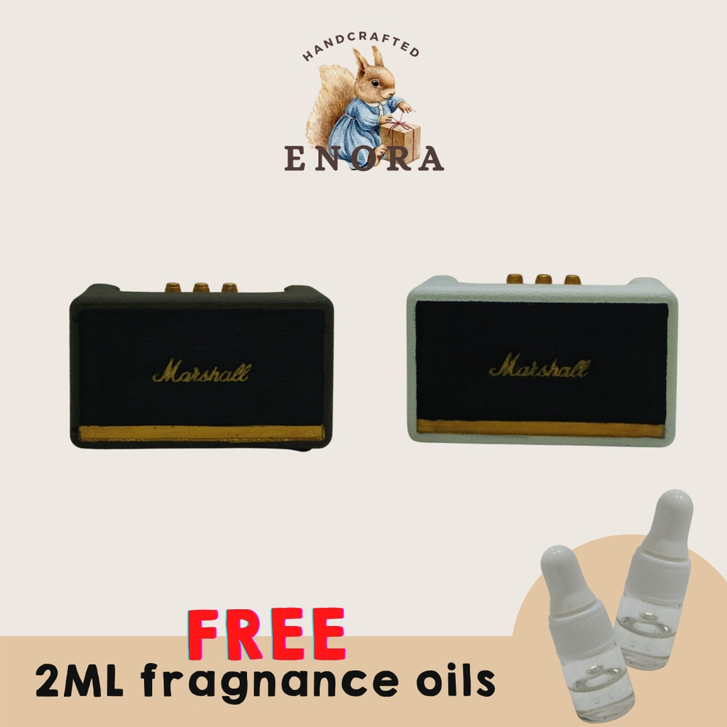 Mini Marshall Aroma stone car diffuser car vent clip air fresheners ...