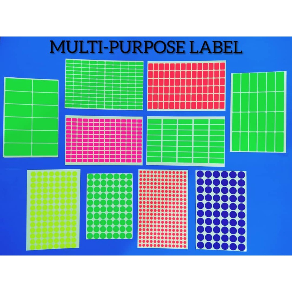 MULTI-PURPOSE LABEL (10PCS) | Shopee Malaysia