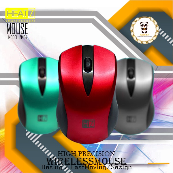 Wireless Mouse 2.4Ghz Receiver Optical Adjustable Wireless Mice for PC ...