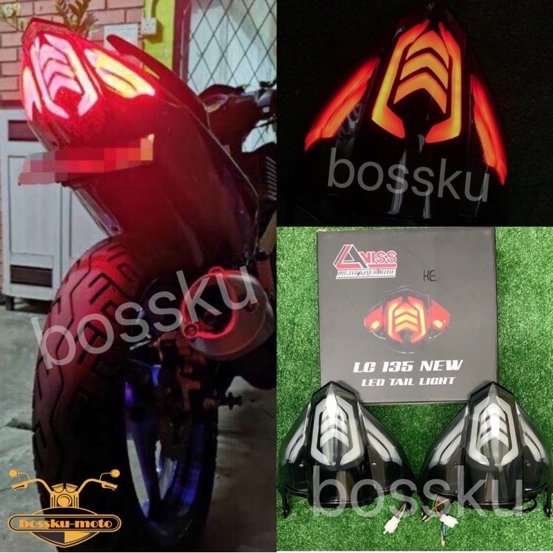 Viss LED Tail Lamp Taillight Tail light Lampu Belakang LC135 NEW ...