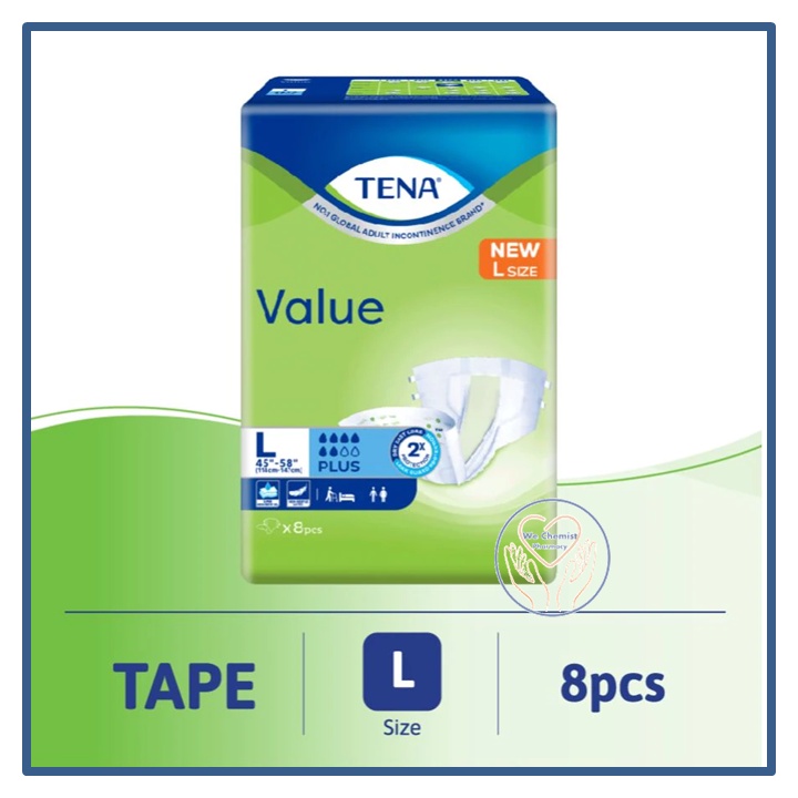 TENA Value Plus Adult Diapers (M/L/XL size) | Shopee Malaysia