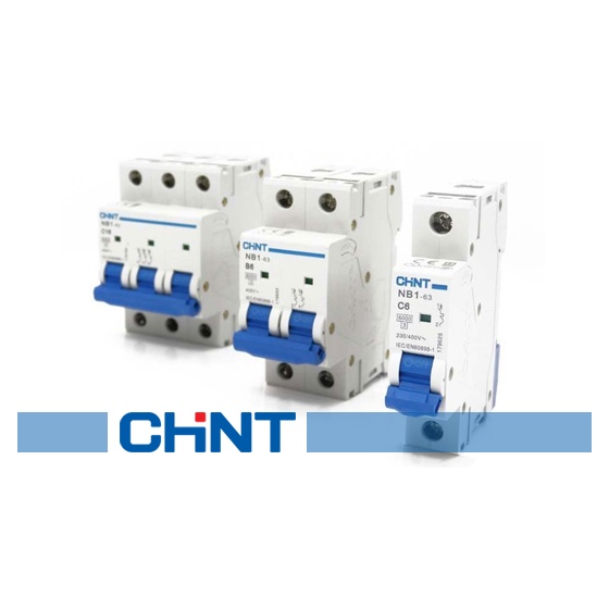 Genuine CHINT circuit breaker MCB NXB-2P 6/10/16/20/25A cutting current ...