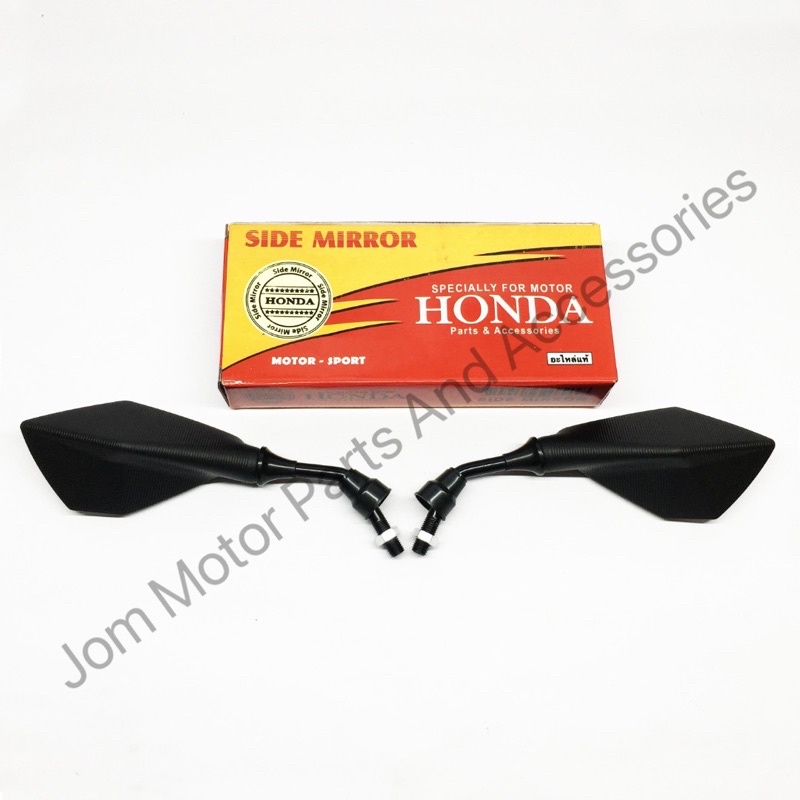 HONDA Universal MINI Motorcycle Side Mirror / Cermin Sisi (Mini Side ...