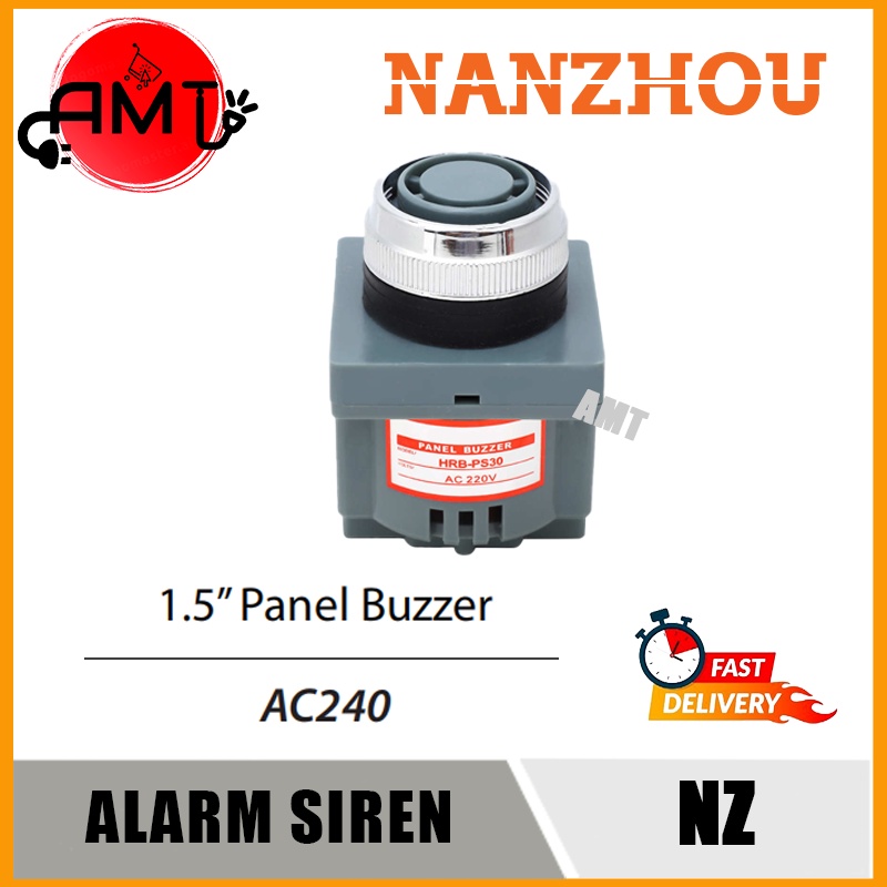 PANEL BUZZER 1.5'' HRB-P30 AC240 NANZHOU | Shopee Malaysia