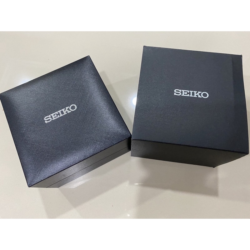Seiko Watch Box Leather Black Sponge | Shopee Malaysia