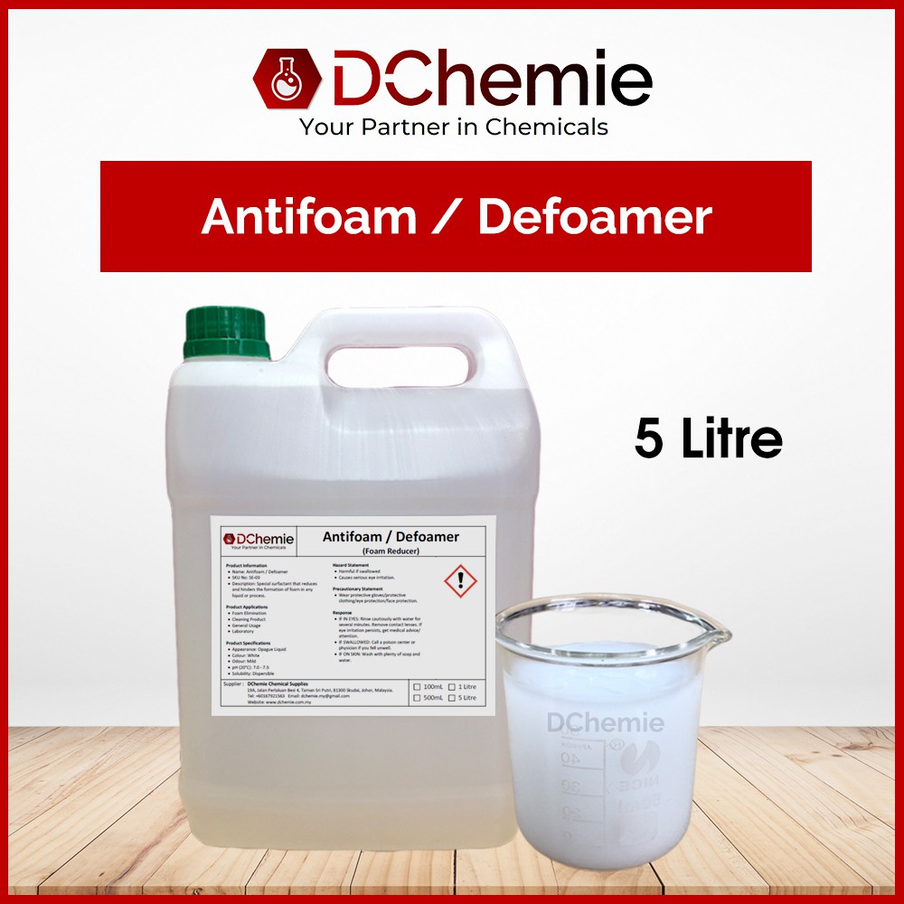Antifoam / Defoamer / Anti Buih [100/500/1000ML] DChemie Special ...
