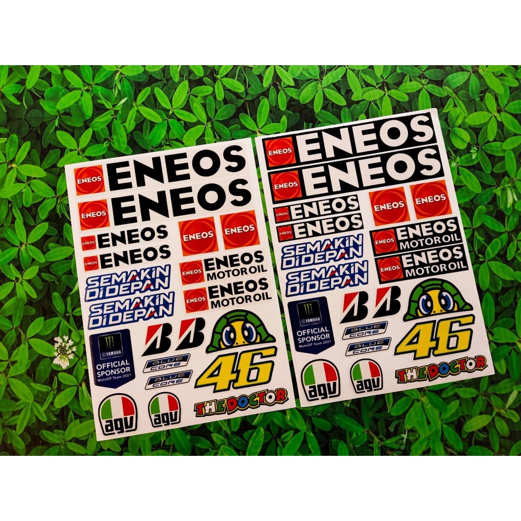 Sticker Eneos/46/Blue Core/Semakin Di Depan/Official Sponsor Sticker ...