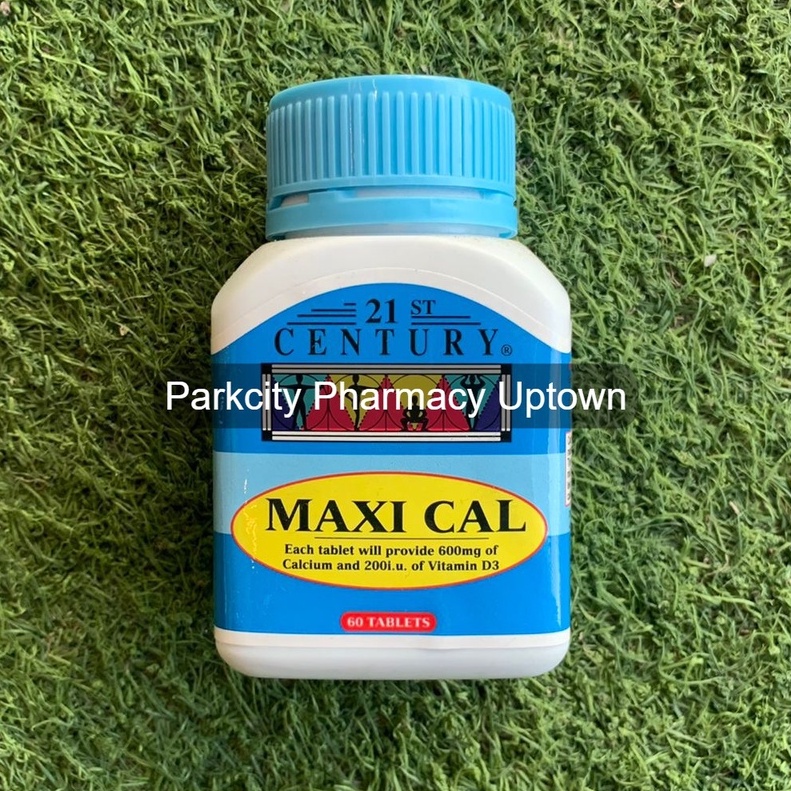 21st Century Maxi Calcium With Vitamin D3 Tablet 60s 0949 | Shopee Malaysia