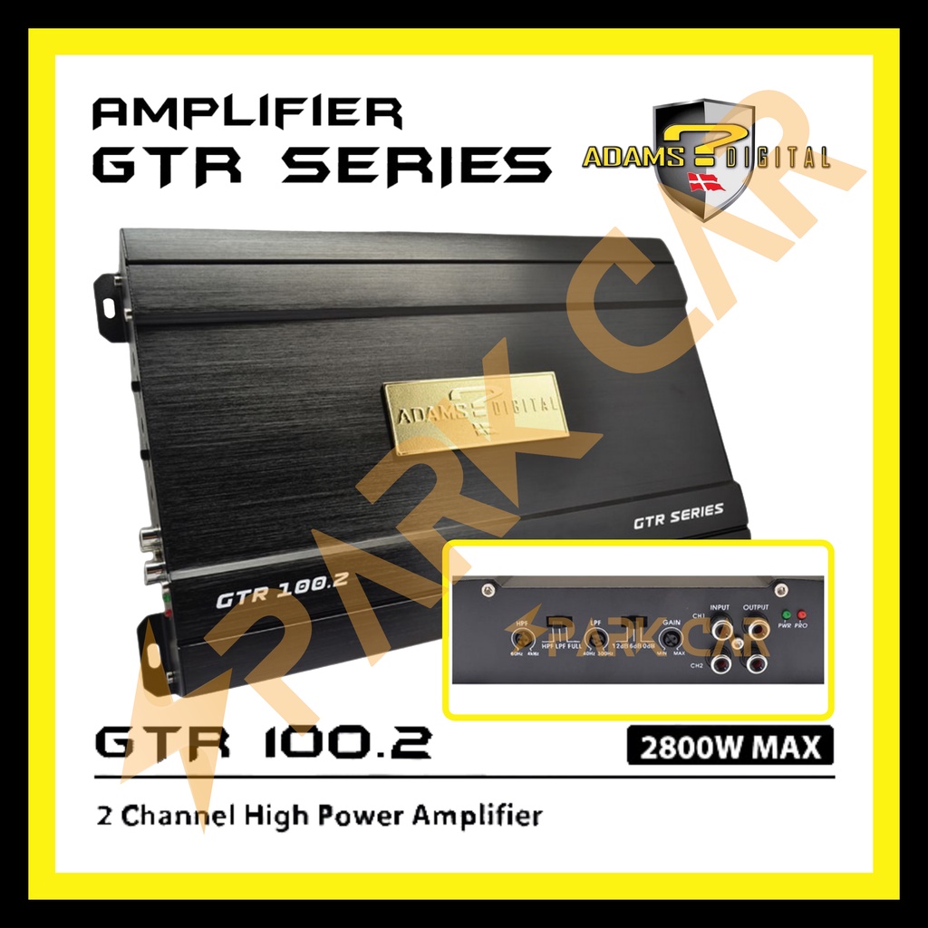 Adams Digital GTR Series 2 Channel High Power Amplifier GTR 100.2 ...
