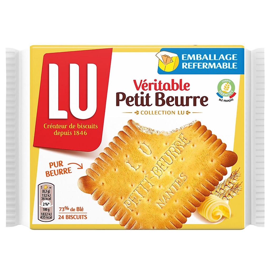 Lu Veritable Petit Beurre French Butter Cookies 200g Pack | Shopee Malaysia