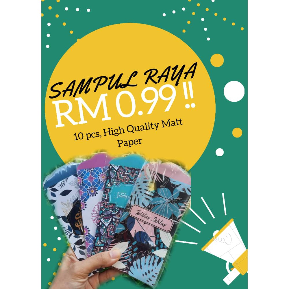🔥READY STOCK - Sampul Raya Design A / Sampul/ Sampul Duit Raya # ...