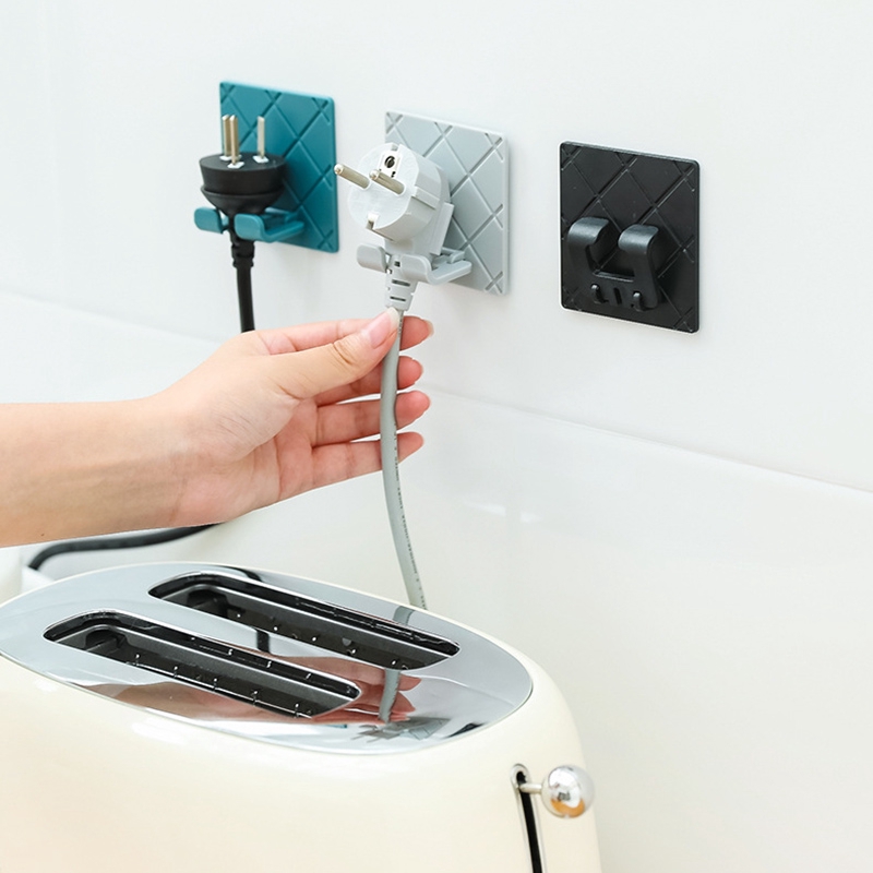 Multifunctional Power Plug Bracket Folding Socket Hook Power Storage No ...