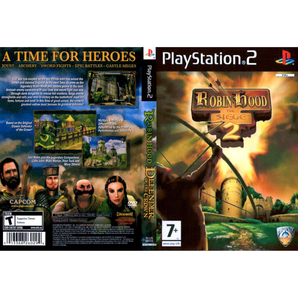 PS2 ROBIN HOOD 2 THE SIEGE ( CD Games ) | Shopee Malaysia