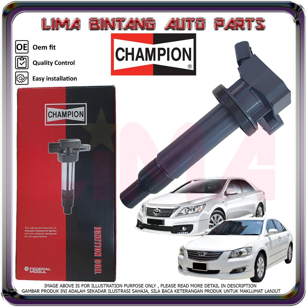 Toyota Camry ACV40 ACV41 ACV51 Ignition Coils , Plug Coil CHAMPION ...