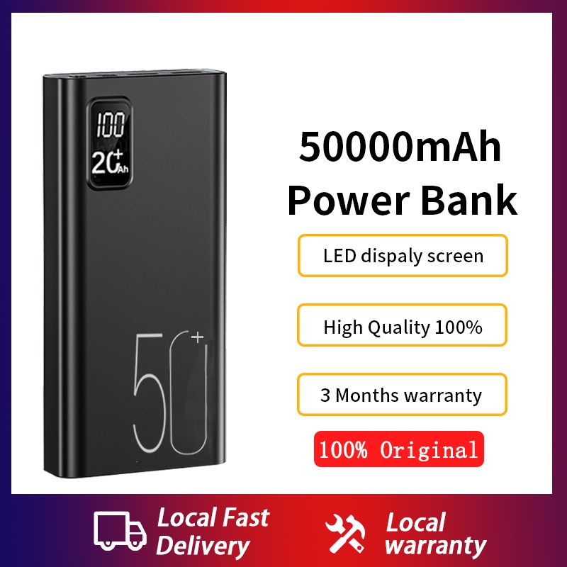 A35 powerbank 50000mAh original mini power bank high-capacity type-c ...