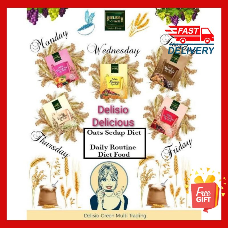 🔥DELISIO OAT POP READY STOCK🔥 | Shopee Malaysia