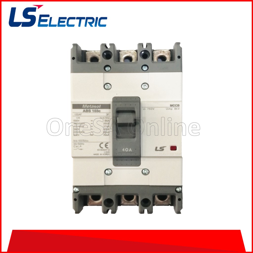 LS MCCB 3P 37KA(ABS103c) | Shopee Malaysia