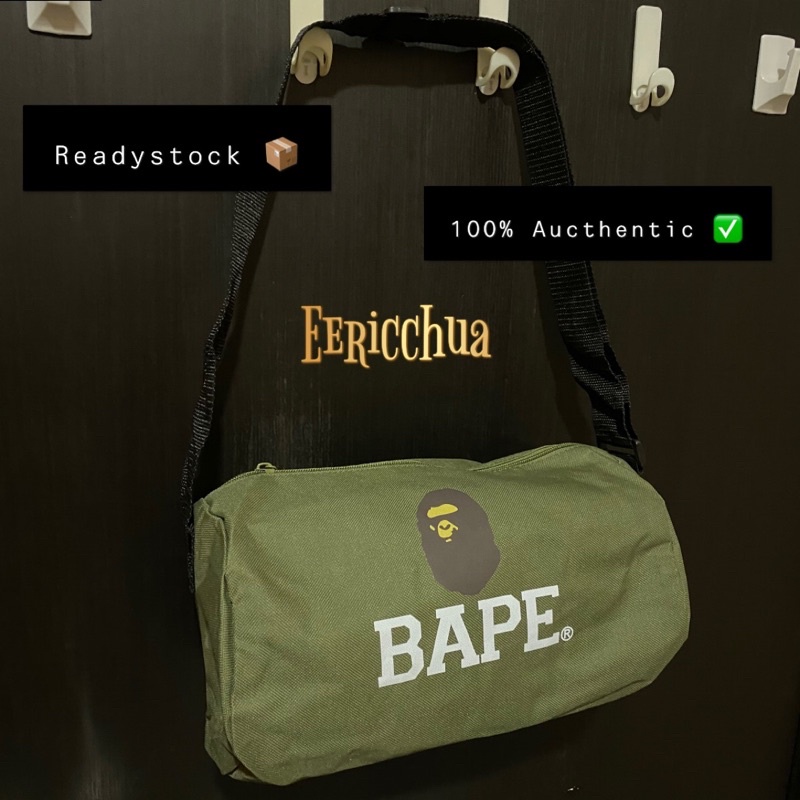ORIGINAL BAPE DUFFLE BAG LEGIT💯 READYSTOCK FAST SHIP | Shopee Malaysia
