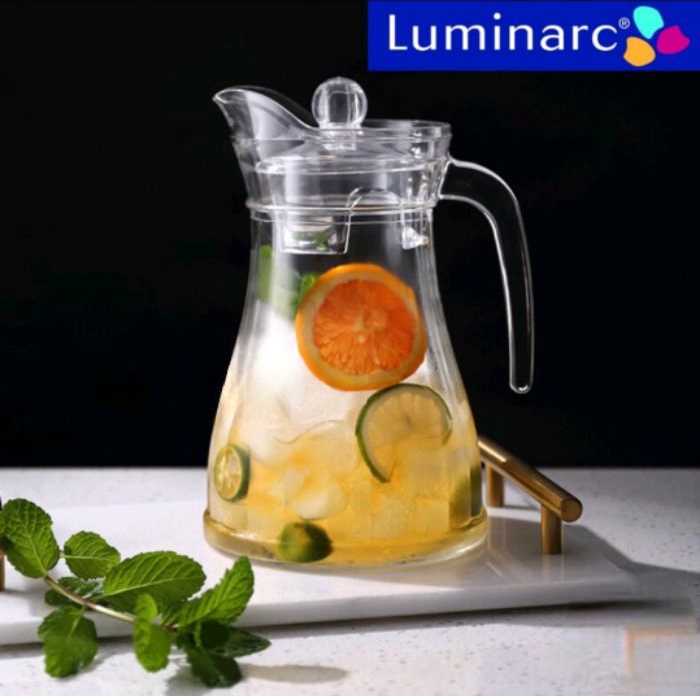 Luminarc Glass Wavy Jug Water Pitcher Wavy 1.3L / Bucolique With ...