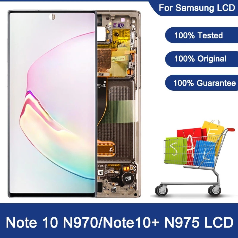 ORIGINAL 6.8'' For Samsung Galaxy Note 10 + Display N975F N9750/DS LCD ...