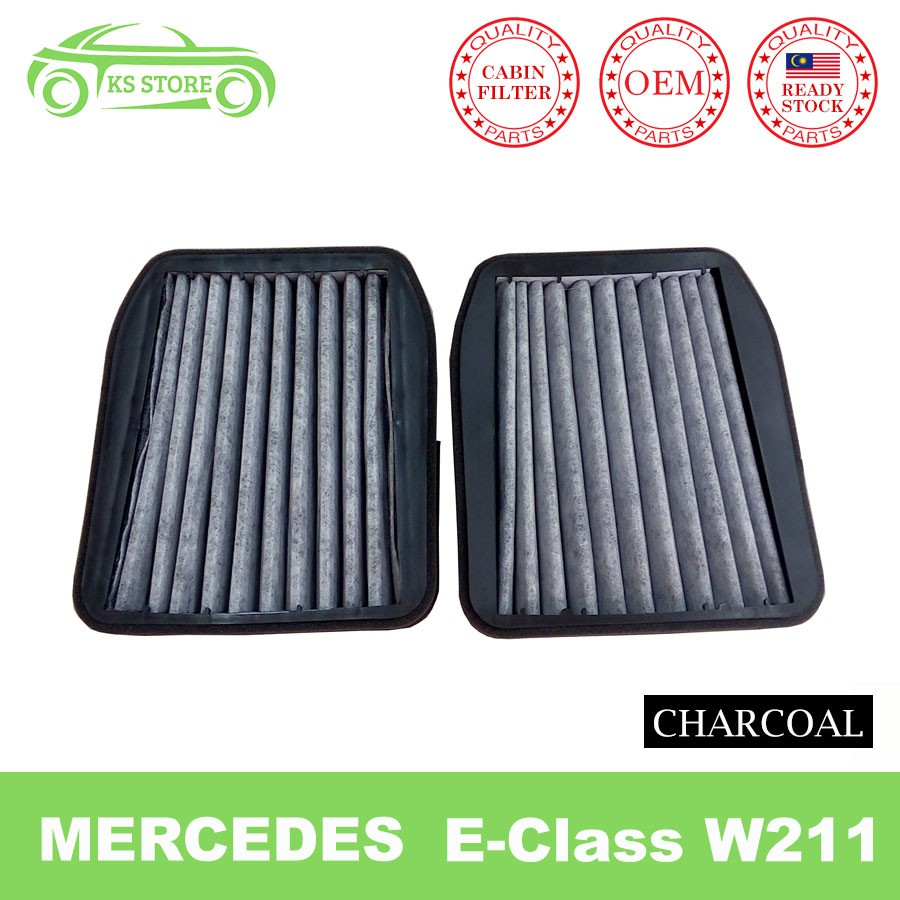 Mercedes E Class W211 Interior Charcoal Cabin Air Filter OE 2118300818 ...