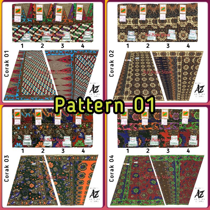 Kain Batik Halus Daun Dewa Asli Original Indonesia 100% Cotton Belum Jahit Boleh Pilih Corak dan ...