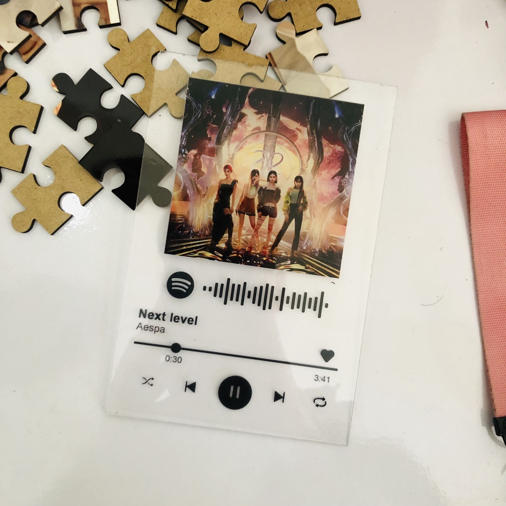 Mica Frame Decorative Music Version With Spotify code that can scan ...