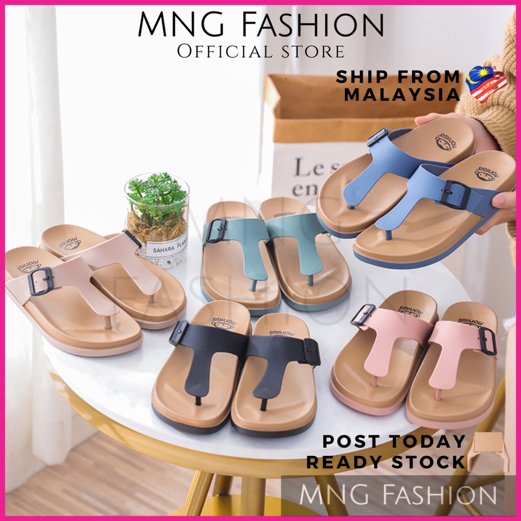 MONIGA - Koleksi Baru Signature Gizeh Sandal Perempuan Berwarna ...