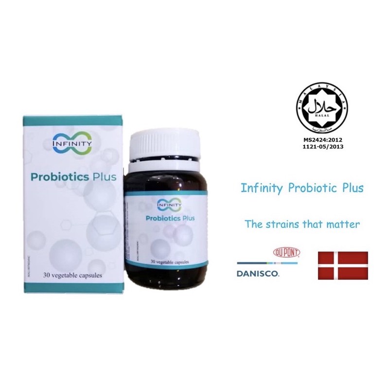 [Exp: 08/07/2027] Infinity Probiotics Plus (30 Veg Caps) Halal | Shopee ...