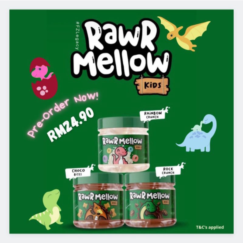 [FAST SHIPMENT] MELLOW KIDS 3IN1🔥ROCK CRUNCH🔥RAINBOW CRUNCH🔥Choco bites ...