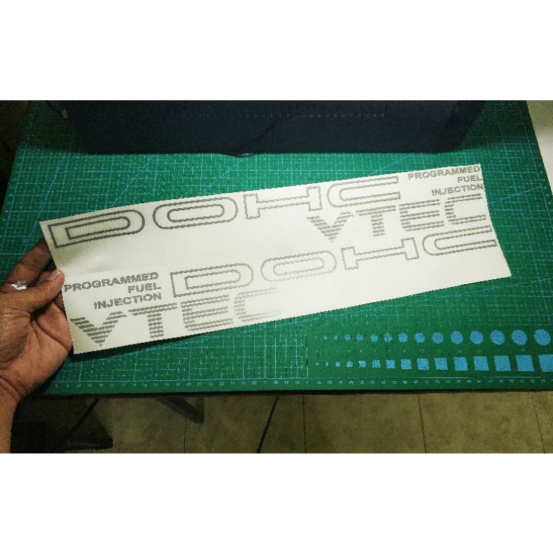 STICKER VTEC DOHC EF9 / CRX 1set (kirikanan) | Shopee Malaysia