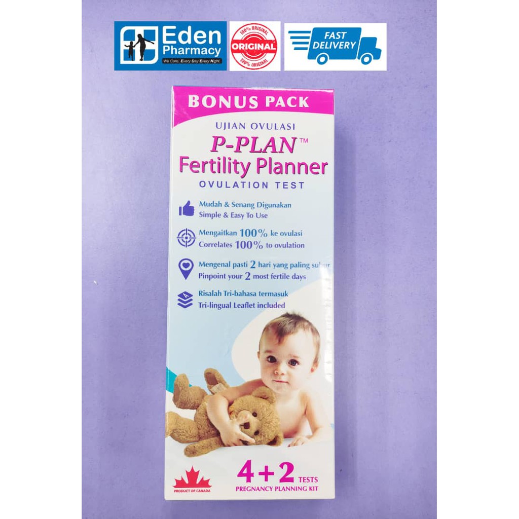 P-Plan Fertility Planner Ovulation Test ( 6 tests ) | Shopee Malaysia