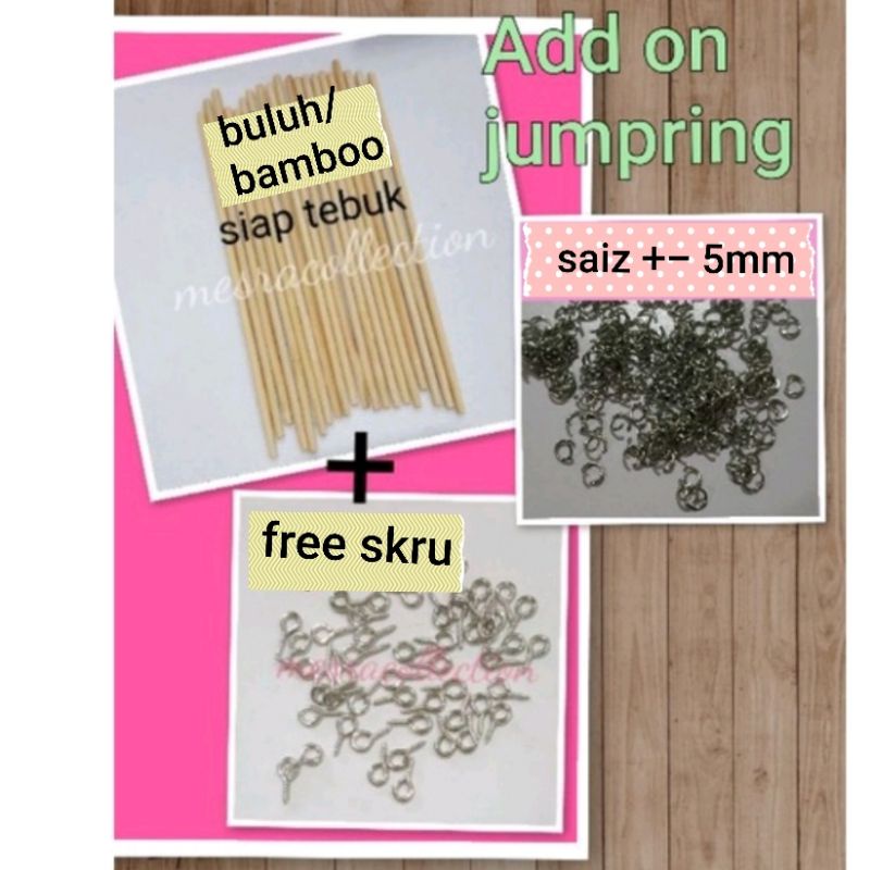 kayu buluh siap tebuk wood craft penunjuk AL Quran mengaji bookmark ...