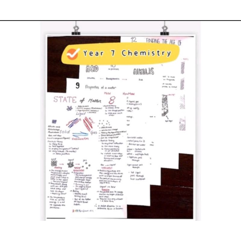 🌈[IGCSE NOTES] IGCSE Year 7 Science Note (Chemistry )(soft copy ...