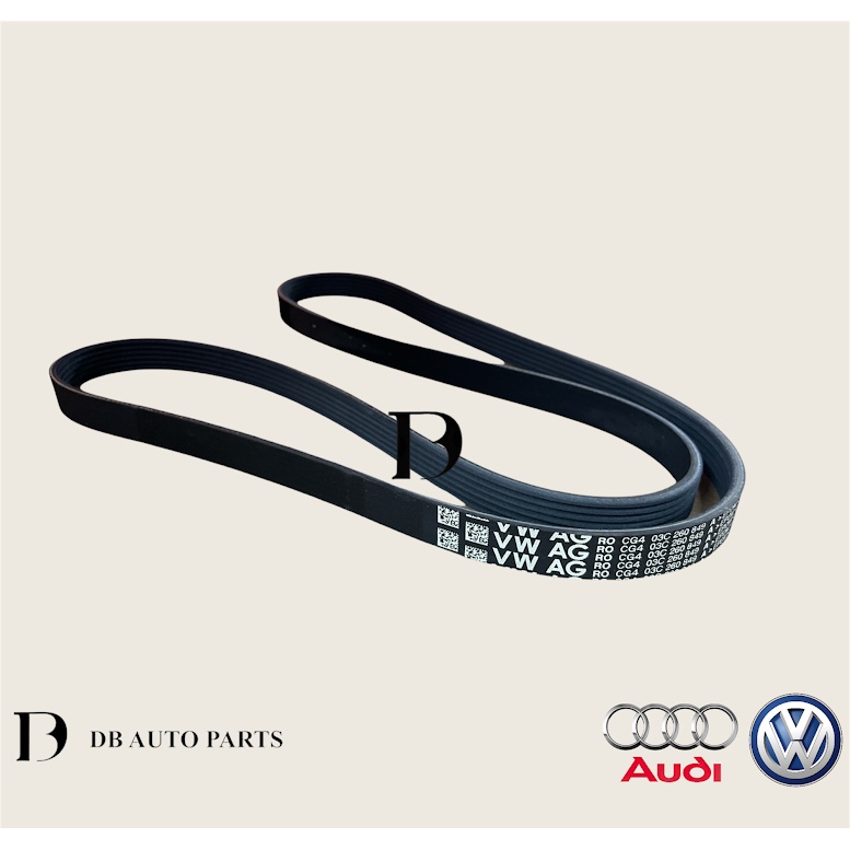 ORIGINAL VOLKSWAGEN GOLF JETTA PASSAT TIGUAN AUDI A1 FAN BELT ...