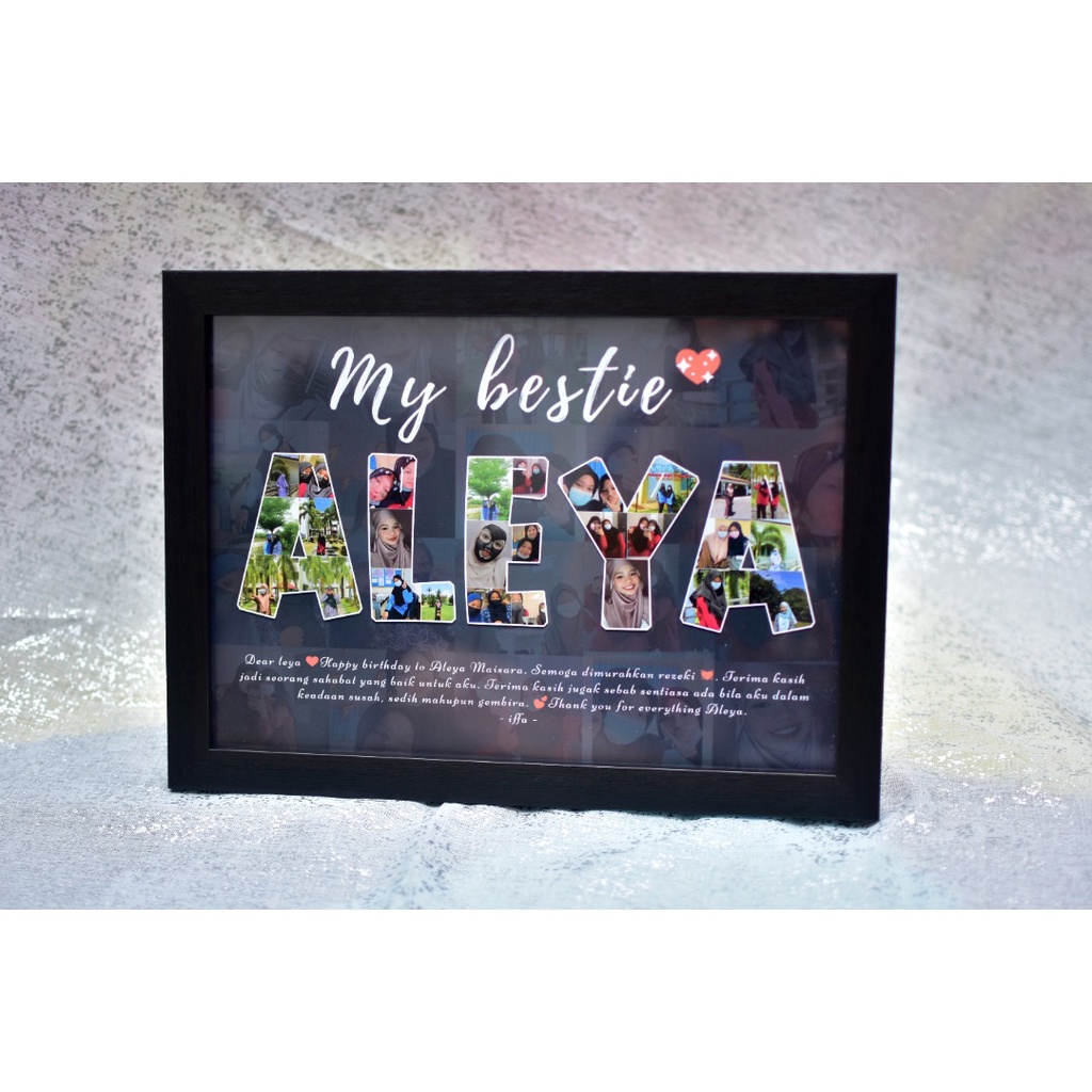 A4 Name Gift Frame | Shopee Malaysia