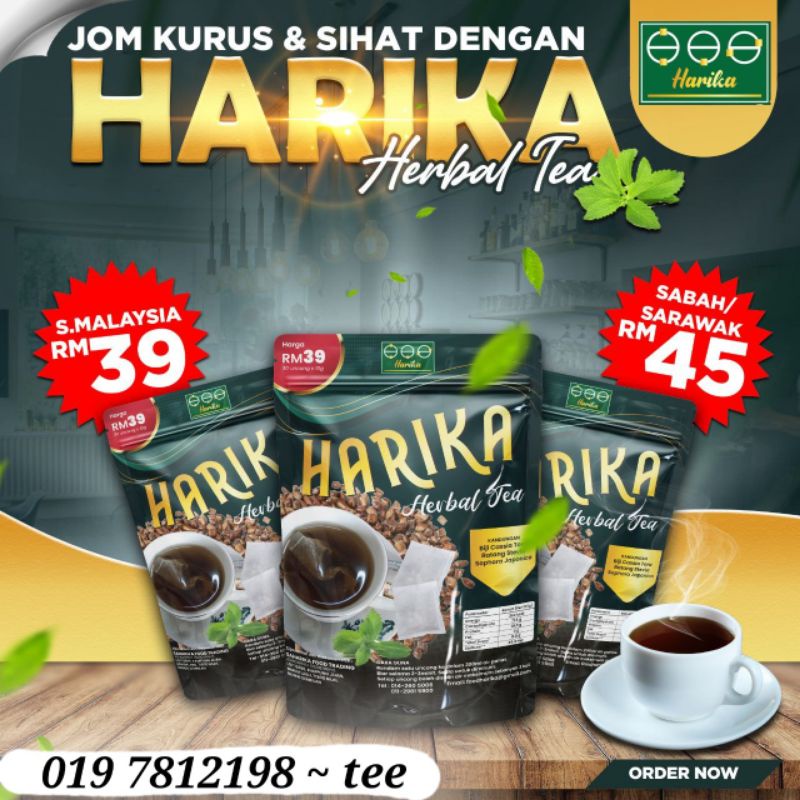 HARIKA HERBAL TEA 10G X30 SACHET (Teh herbal traditional Vietnam) | Shopee Malaysia