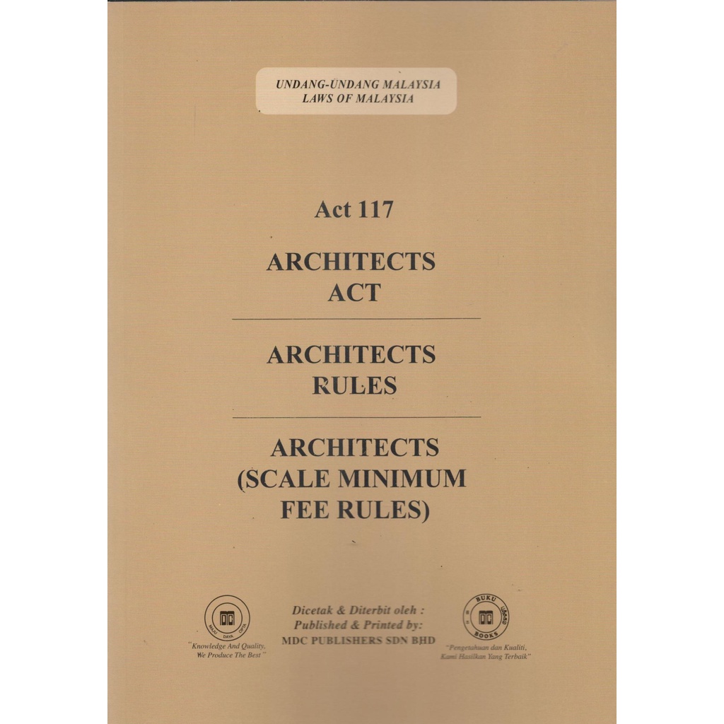 architects act and rules | Shopee Malaysia