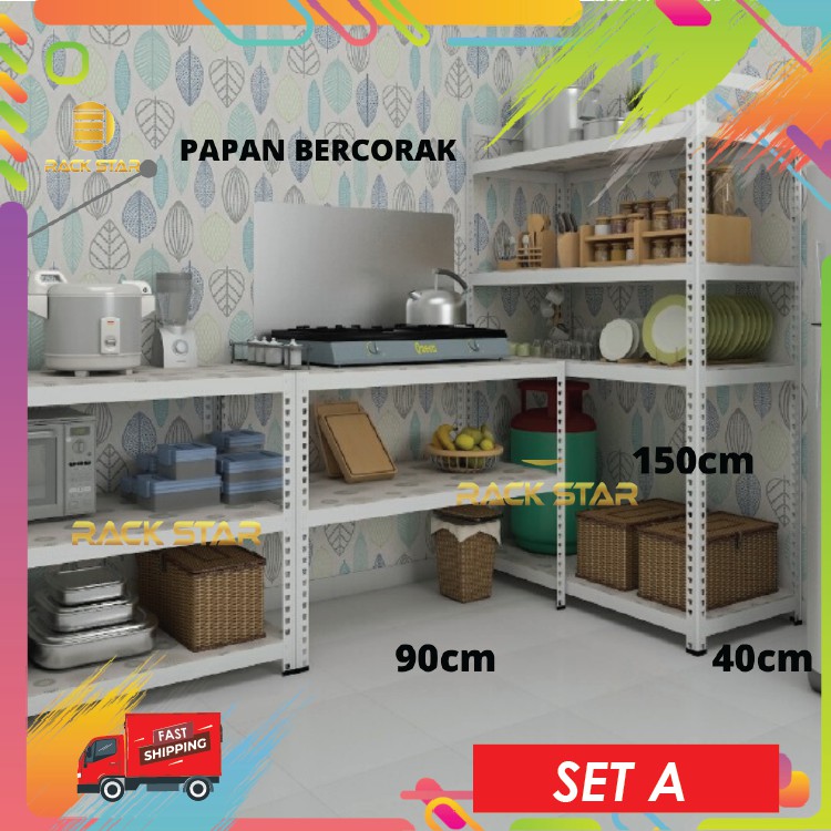 READYSTOCK Set combo 3 in 1/rack tabletop(PAPANBERCORAK) | Shopee Malaysia