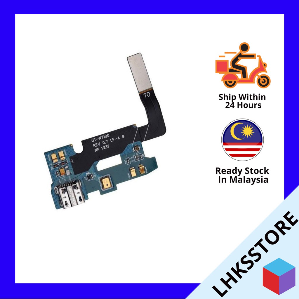 READY STOCK !! Samsung Galaxy Note 2 N7100 N7105 LTE Charging Charger USB Port | Shopee Malaysia