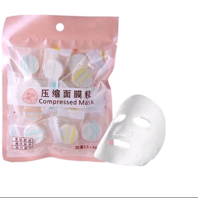 Compressed Paper Mask Sheet / Tablet Mask / Paper Mask | Shopee Malaysia