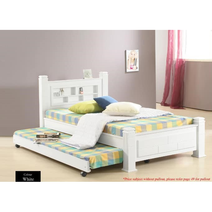MX6302 Single Bed Frame With Pull Out Bed | Shopee Malaysia