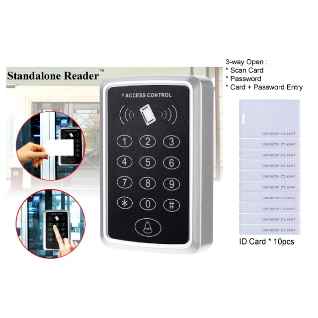 Door Access Reader YH188 RFID Card Controller Door Security System ID ...