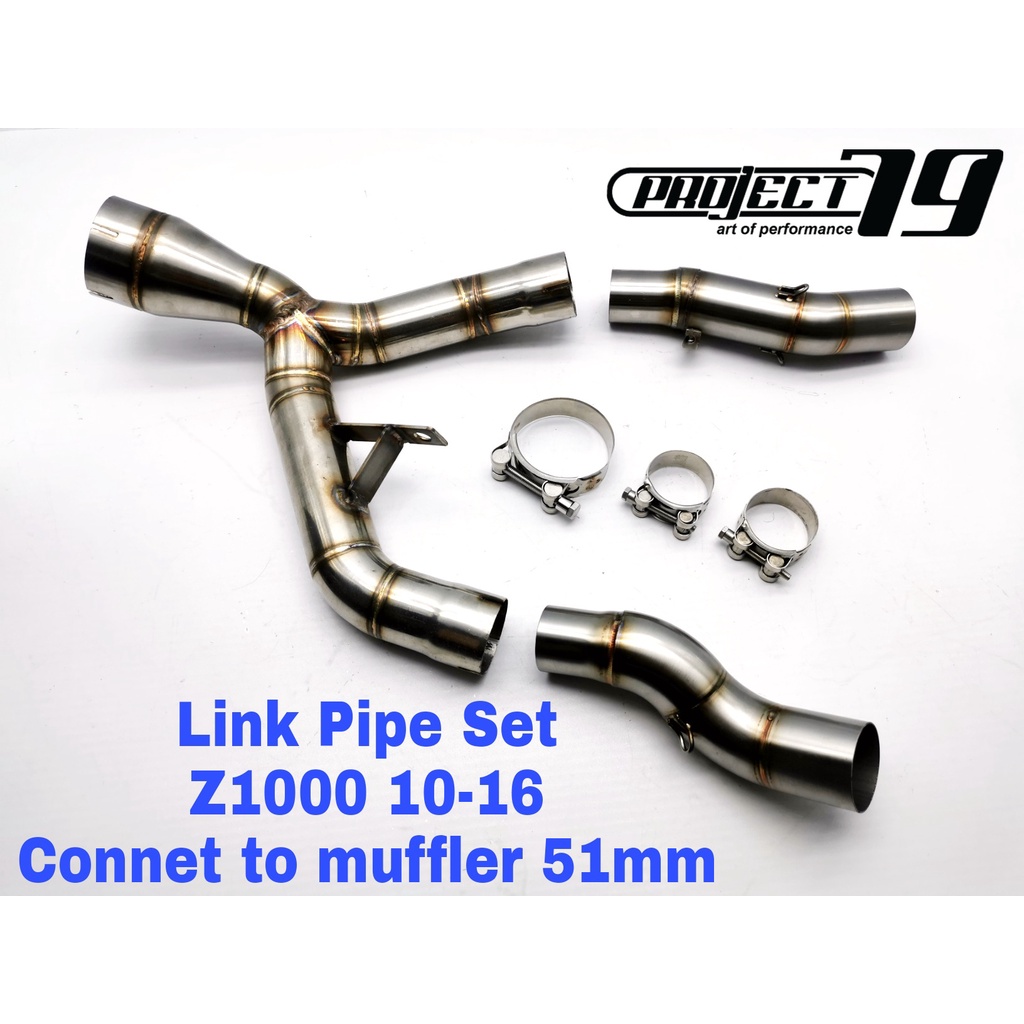 Manifold Project79 Exhaust Slip On Kawasaki Z1000 Z1K Link Pipe Y Pipe ...