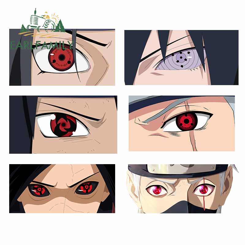 EARLFAMILY 13cm x 10.4cm Naruto Uchiha Madara Sasuke Itachi Hatake ...