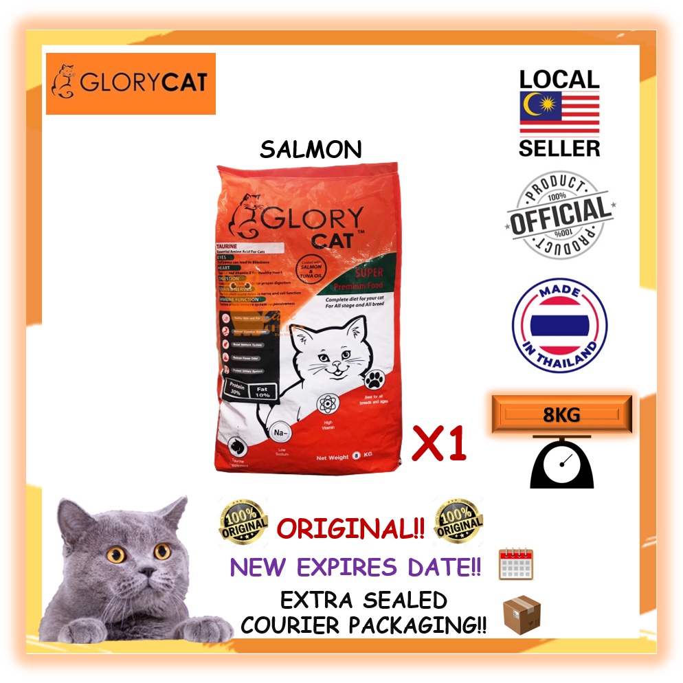 🌟100% ORIGINAL🌟 Glory Cat Dry Food / Makanan Kucing / Kibble 8kg ...