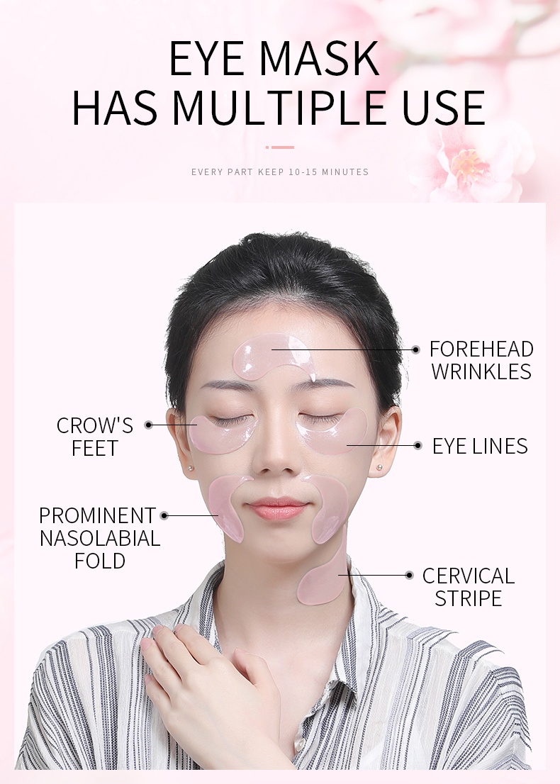 LAIKOU Japan Sakura Eye Serum Eye Mask Fade Eye Bag Dark Circles Skin ...