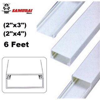(2" x 4" / 2" x 3" / 2" x 2") 6FT PVC Wiring Casing/Electrical Casing ...