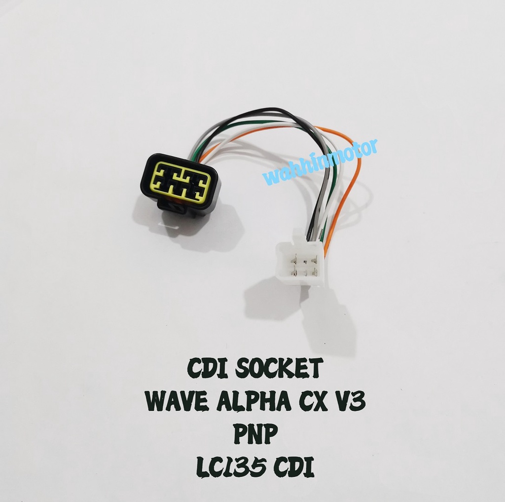 MODIFY CDI SOCKET MOTOR EX5 DREAM KRISS WAVE125 SRL110 WAVE ALPHA CX V3 ...